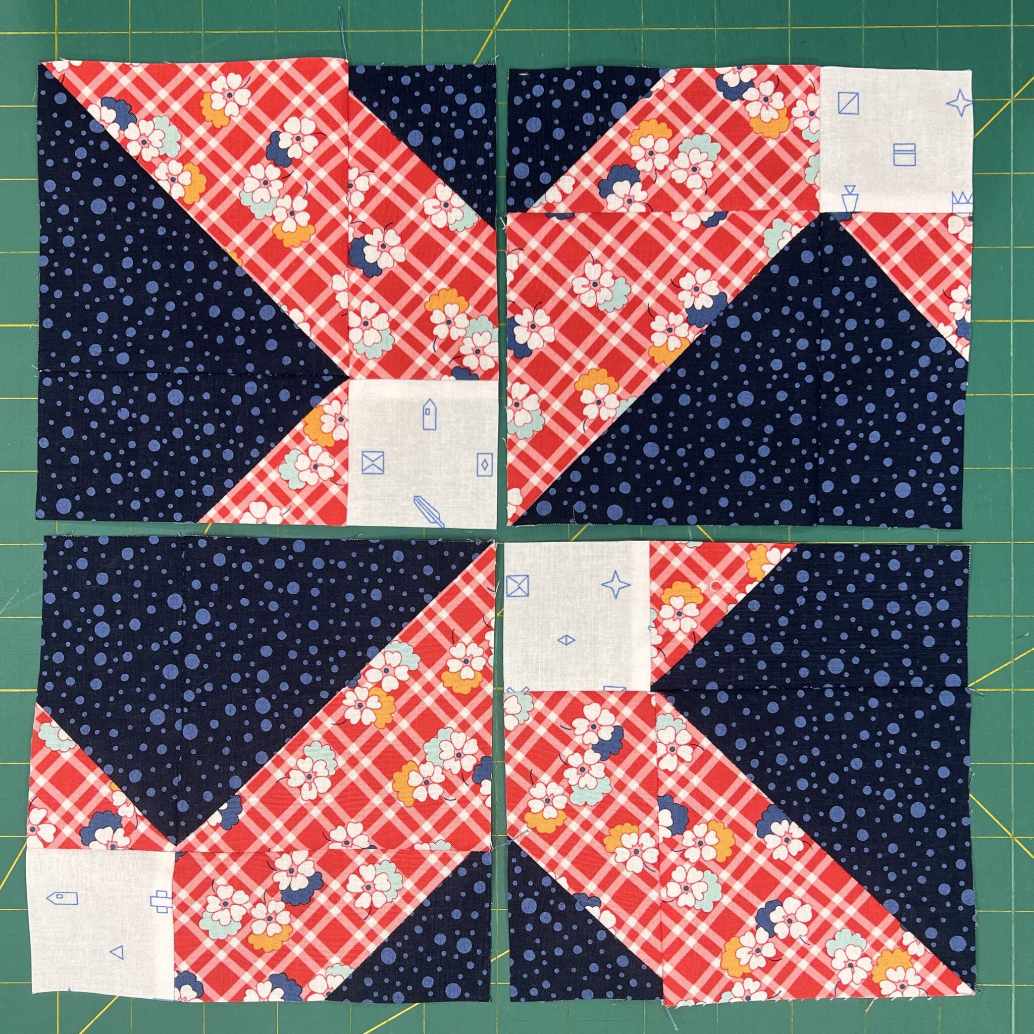 Disappearing Eccentric Star Quilt Block Tutorial - Create with Claudia