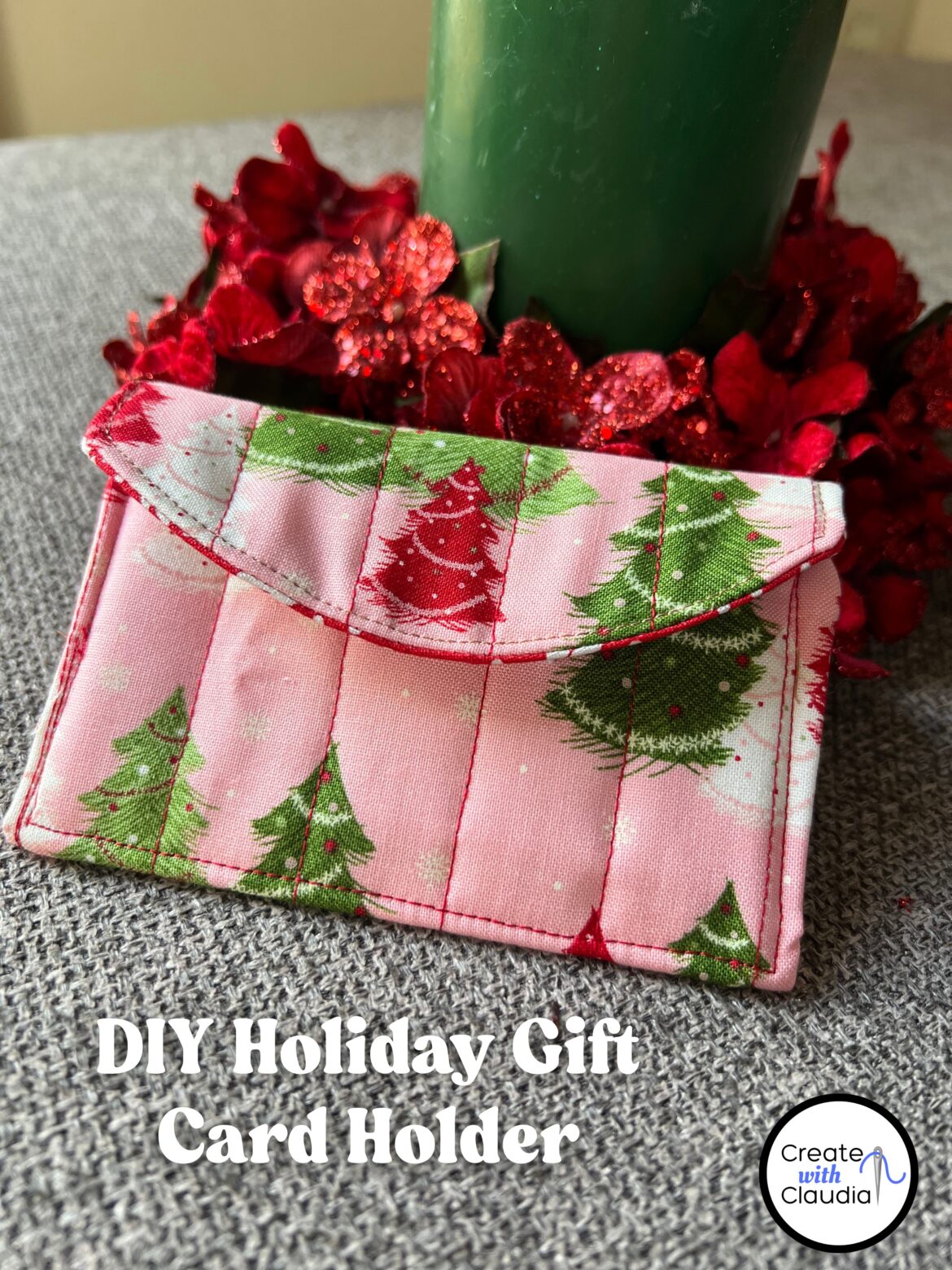 Easy Drawstring Fabric Gift Bag Tutorial - Create with Claudia